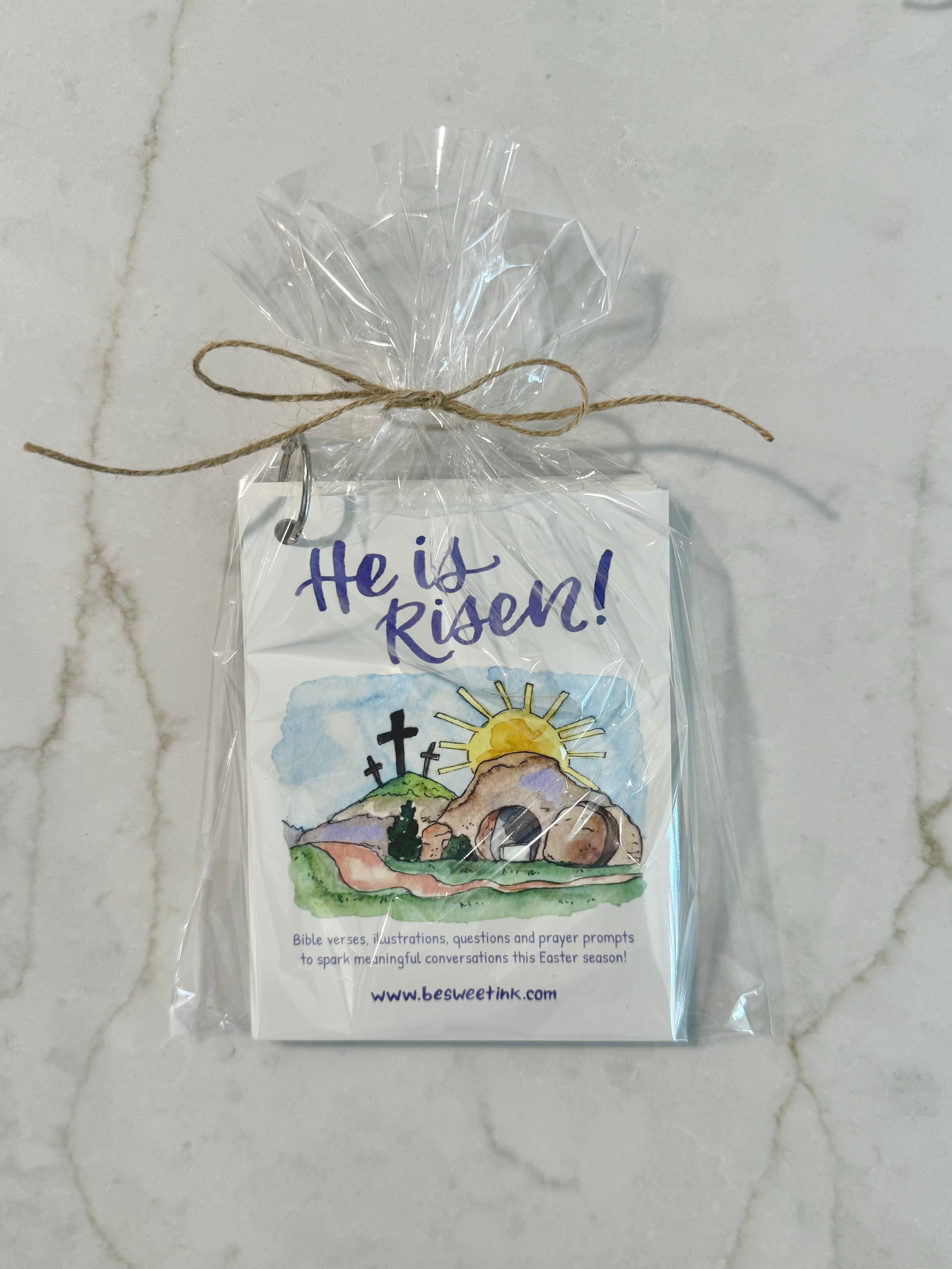 He is Risen Devotional Cards – BeSweetInk